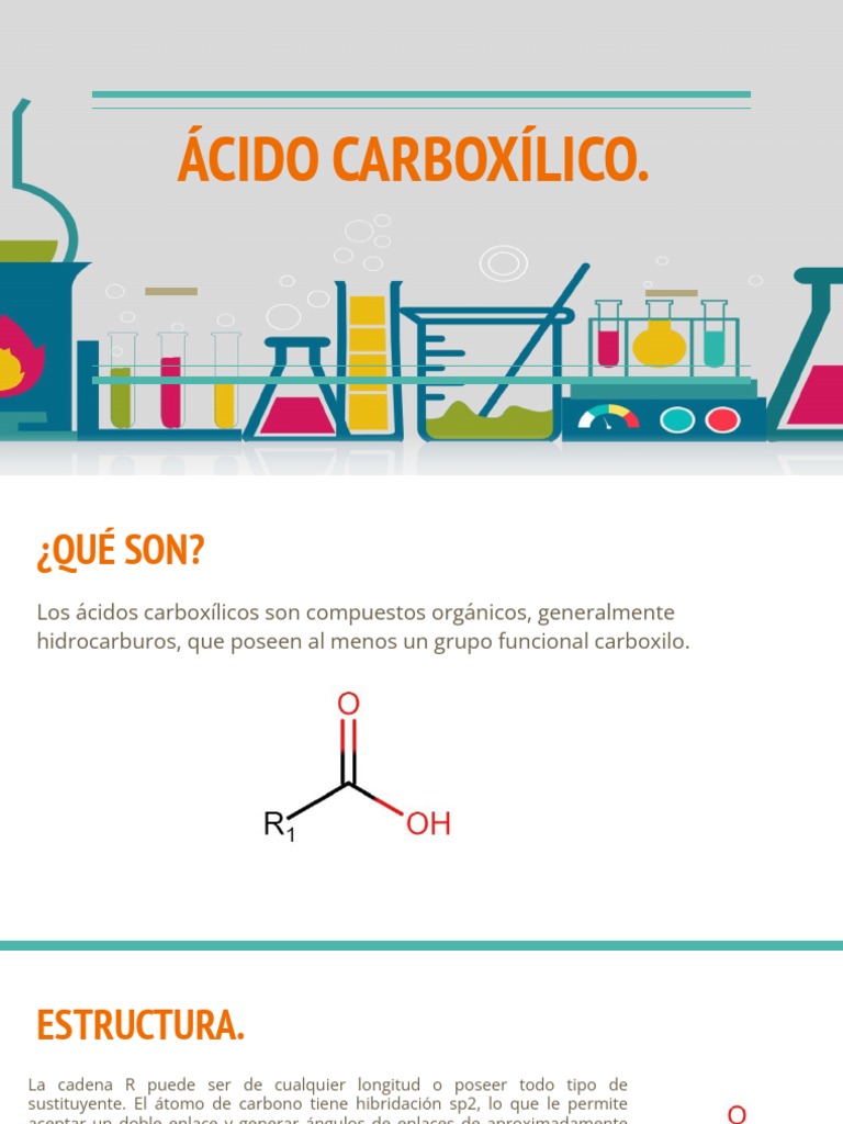 Ácido Carboxilico. | PDF | Ácido | Compuestos orgánicos