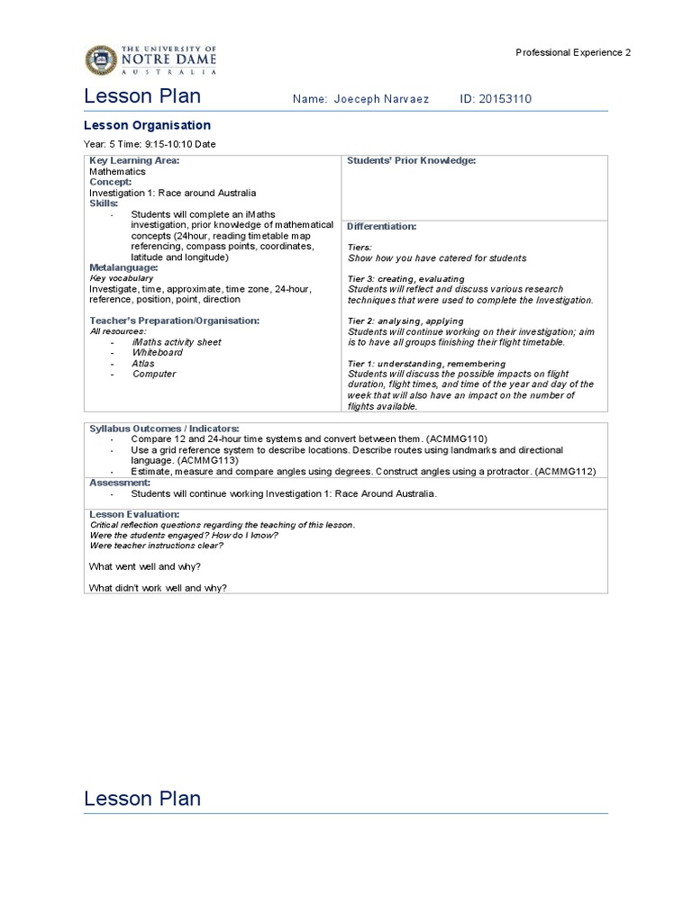 Lesson Plan 30 | PDF | Lesson Plan | Teachers