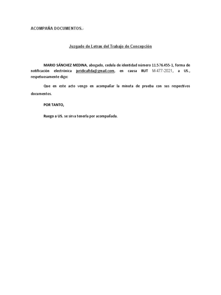 Acompaña Documentos | PDF