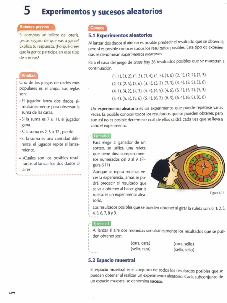 Experimentos y Sucesos Aleatorios | PDF | Triángulo | Número primo