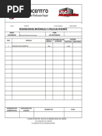 Bitacora de Entradas y Salidas de Almacén | PDF