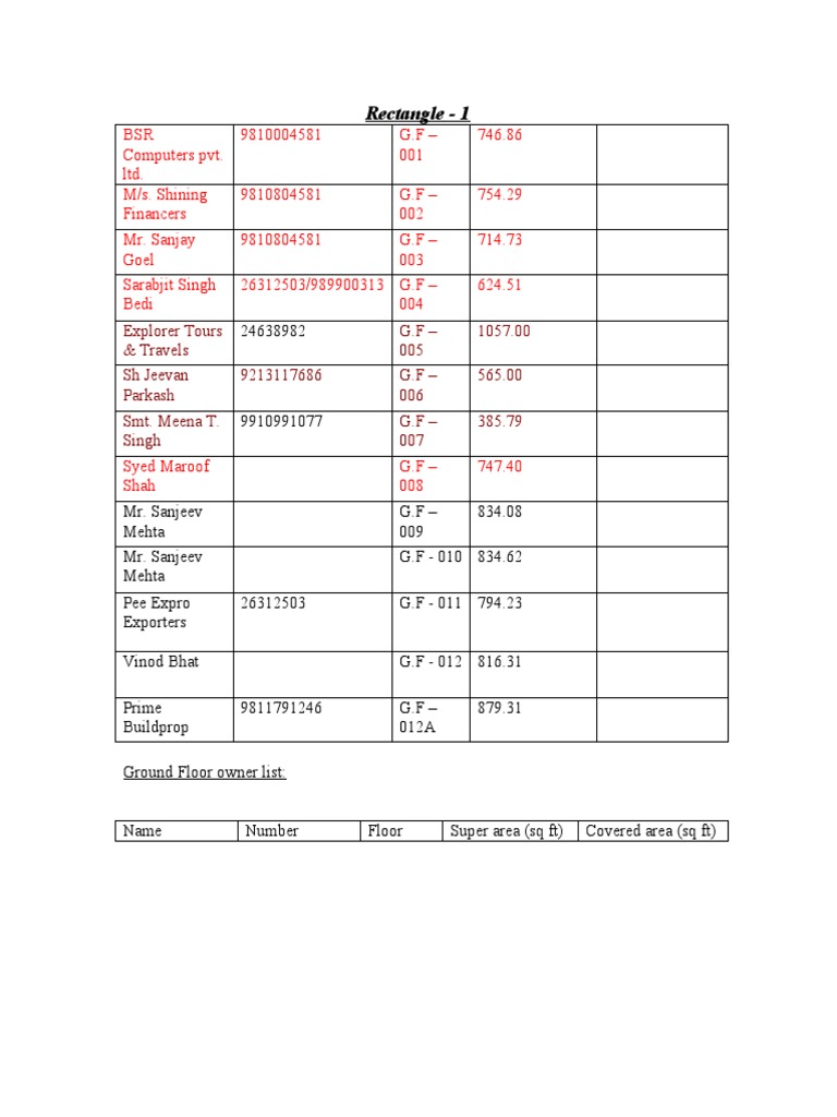 Rectangle - 1: BSR Computers Pvt. Ltd. 9810004581 G.F - 001 746.86 | PDF