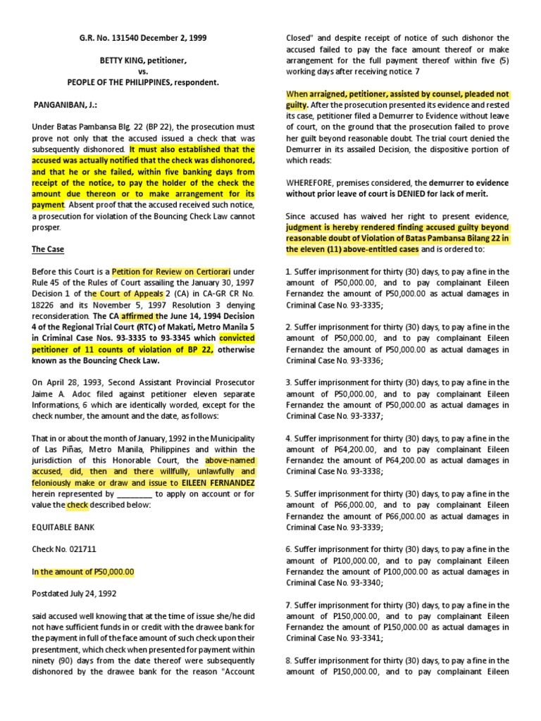 Cases - BP 22-Arson | PDF | Prosecutor | Evidence (Law)