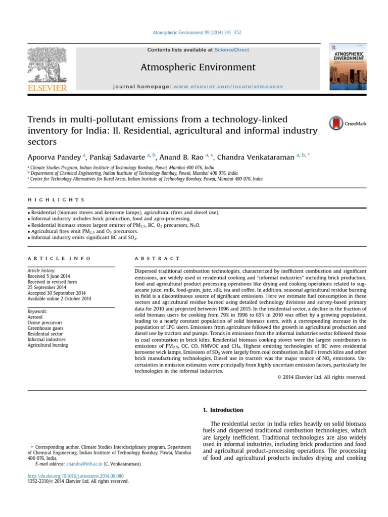 EMission Inventory SMOG II | PDF | Air Pollution | Greenhouse Gas