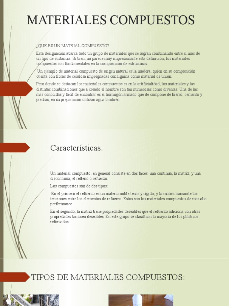 Materiales Compuestos 1 1 | PDF | Material compuesto | Hormigón