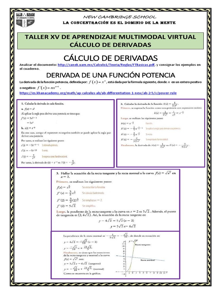 8 FDB 5 C | PDF | Derivado | Función (Matemáticas)