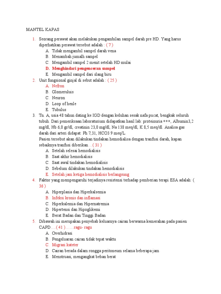Panduan Hemodialisis dan CKD-MBD | PDF