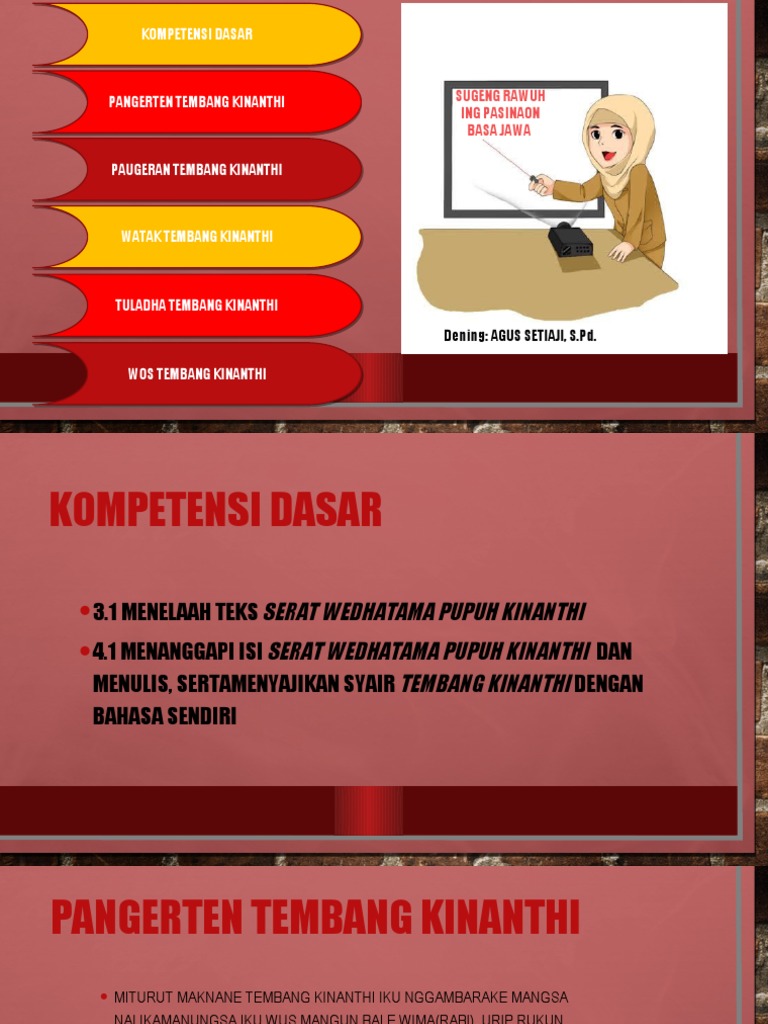 Tembang Kinanthi | PDF