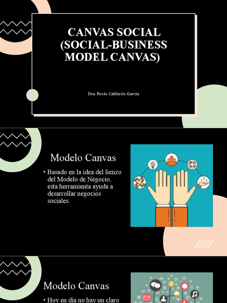 Modelo Canvas para Negocios Sociales | PDF | Oferta (economía ...