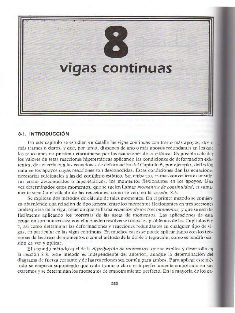 Vigas Continuas | PDF | Ecuaciones | Matemáticas