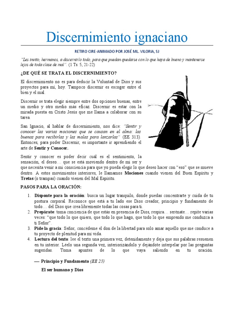 Discernimiento ignaciano: un camino para elegir entre opciones buenas y ...