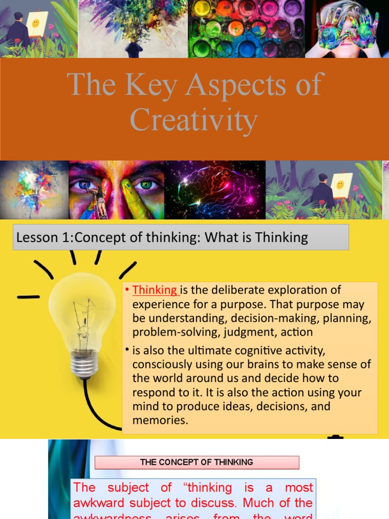 3 The Key Aspects of Creativity | PDF | Creativity | Thought