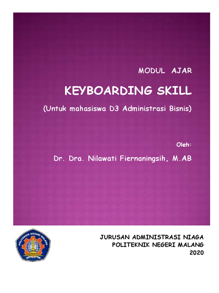 Modul Keyboarding Skill | PDF