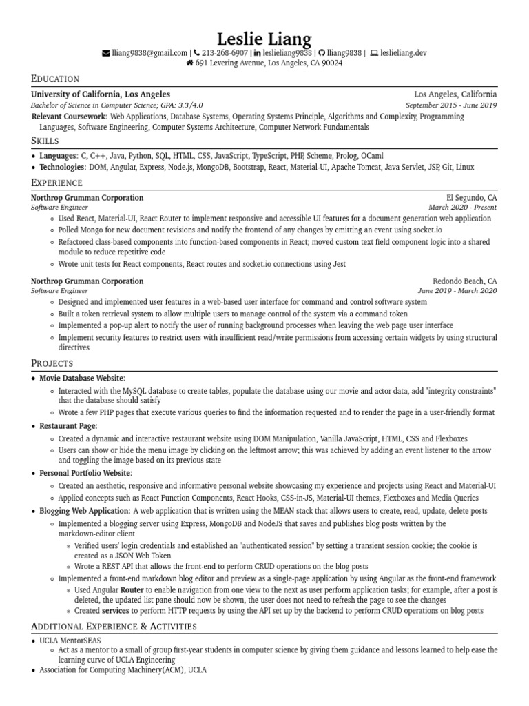 Leslie Liang: University of California, Los Angeles | Download Free PDF ...