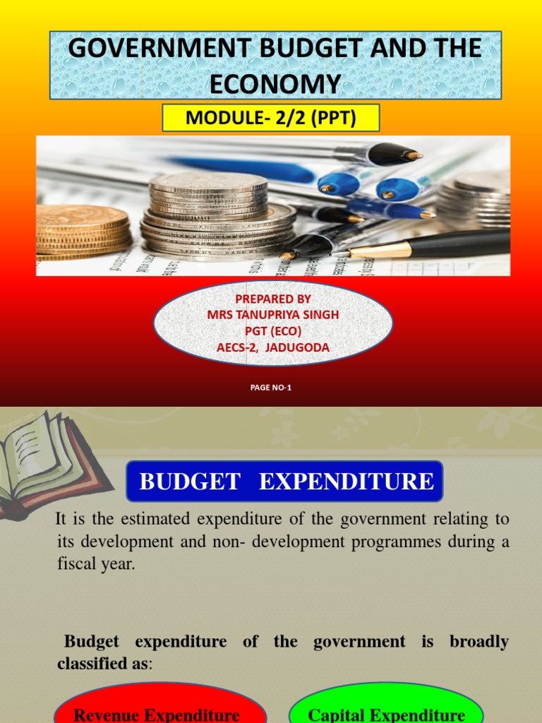 Government Budget Overview for Class 12 | PDF | Government Budget ...