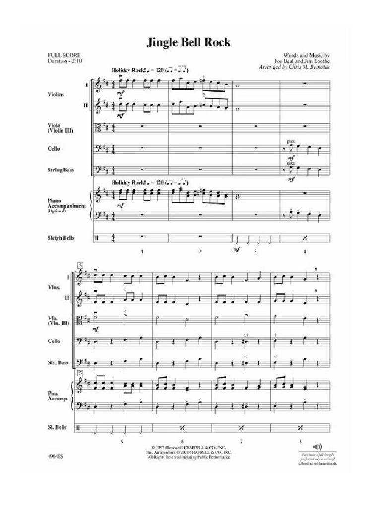 Jingle Bell Rock Conductor | PDF