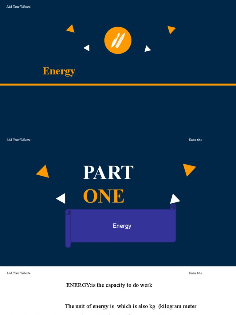 Grade 8 - Energy | PDF | Potential Energy | Nature