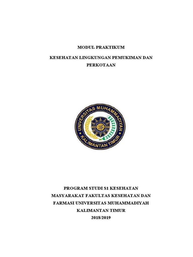 Modul Kesehatan Lingkungan Pemukiman Dan Perkotaan Dikonversi | PDF ...