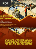 Summary of DPWH Standard Specs and Min Test Requirment | PDF | Asphalt ...
