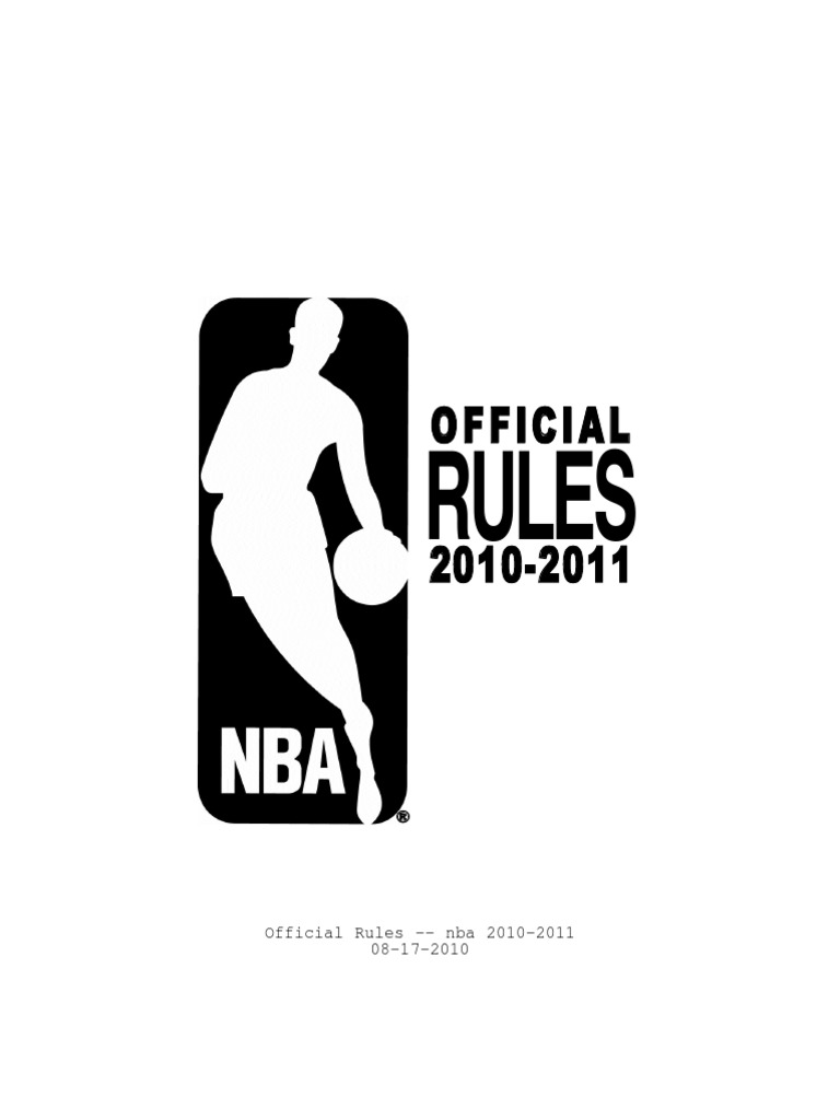 Official NBA Rule Rook 2010-11 | PDF | Referee | Games Of Physical Skill