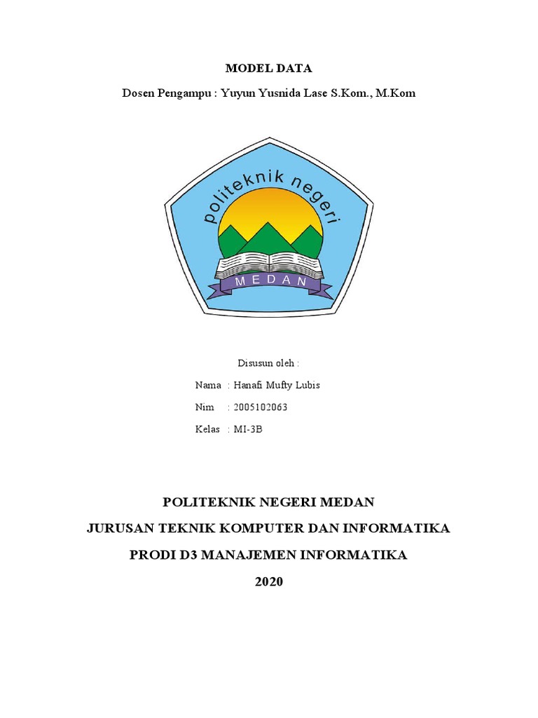 Hanafi Mufty Lubis (MI-3B) Model Data | PDF
