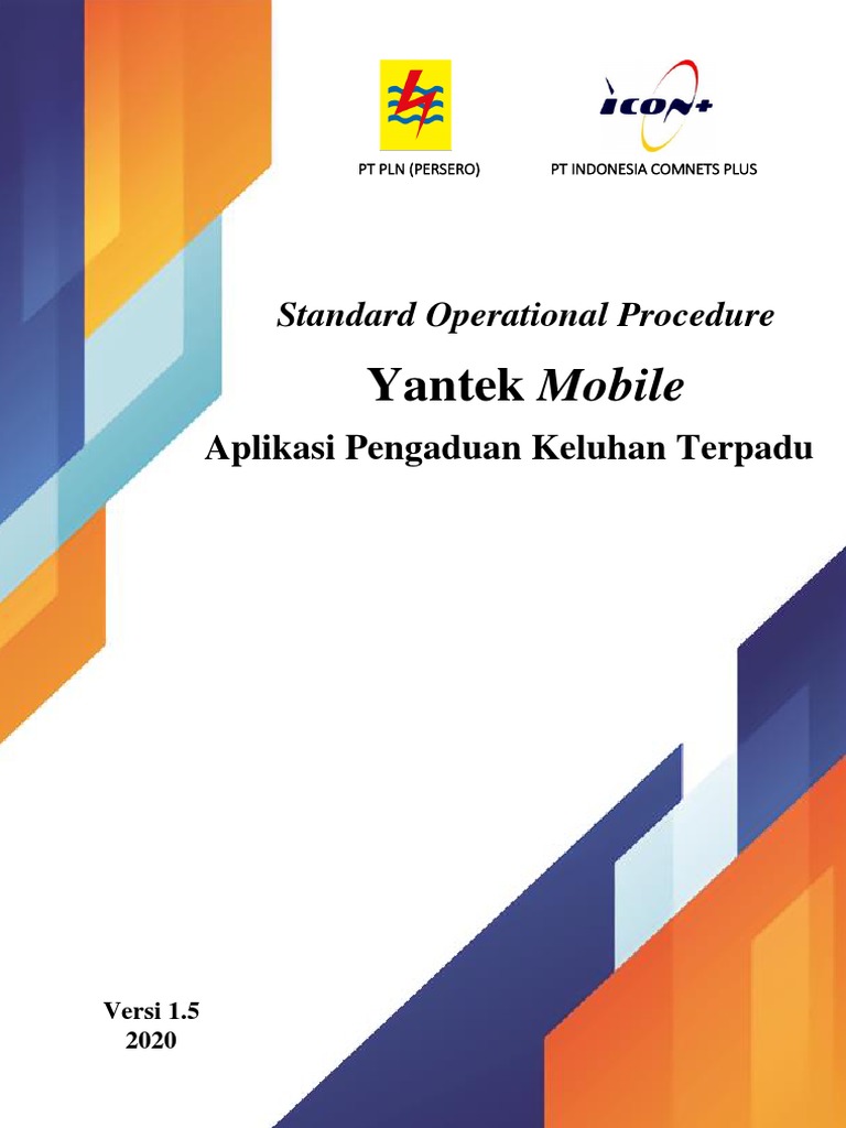 SOP Yantek Mobile 1.5 (Petugas Yantek) - Update | PDF