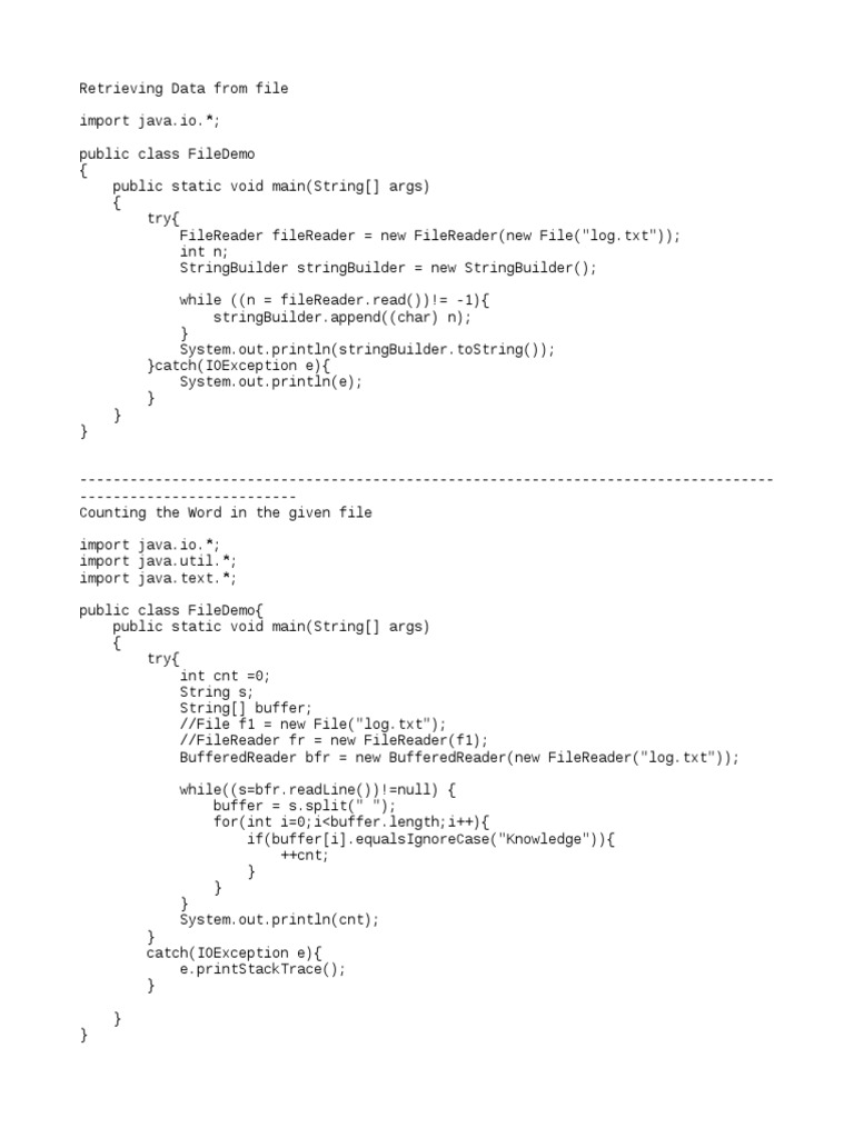 Handson - File Handling and Multithreading | PDF | String (Computer Science) | Computing