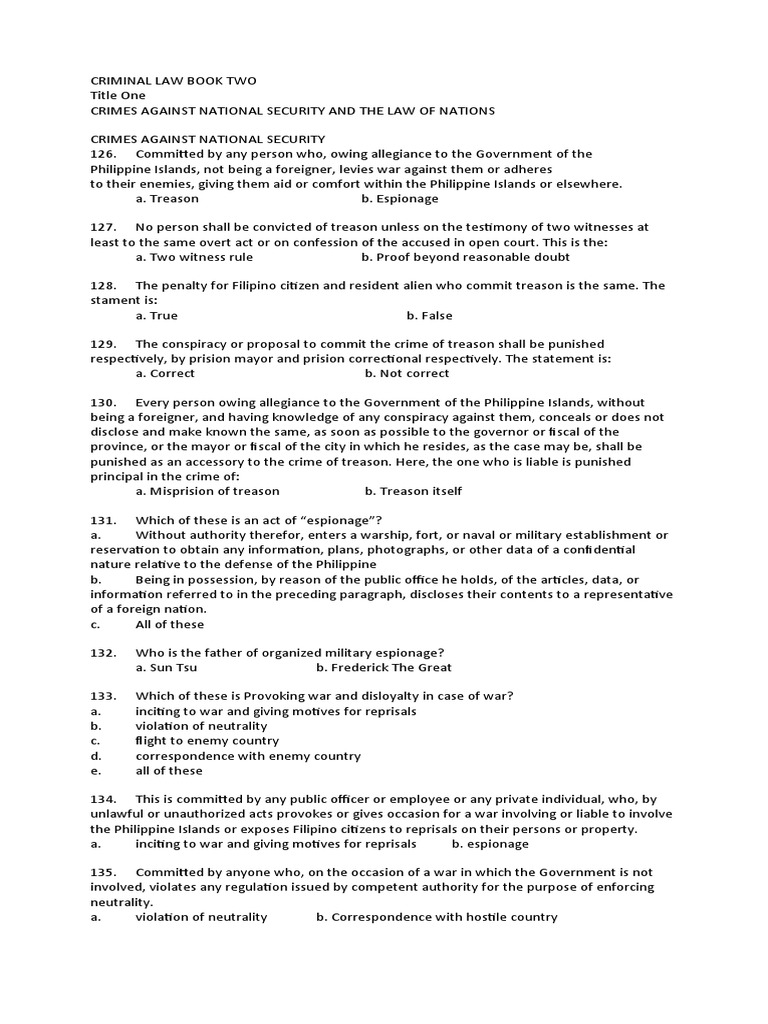 Book2 (CLJ4) | PDF | Perjury | Treason