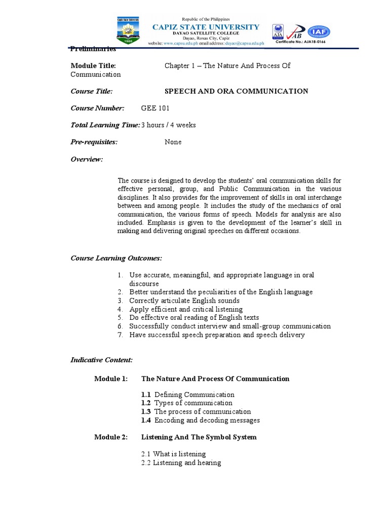 Course Title: Course Number: Total Learning Time:3 Hours / 4 Weeks Pre ...