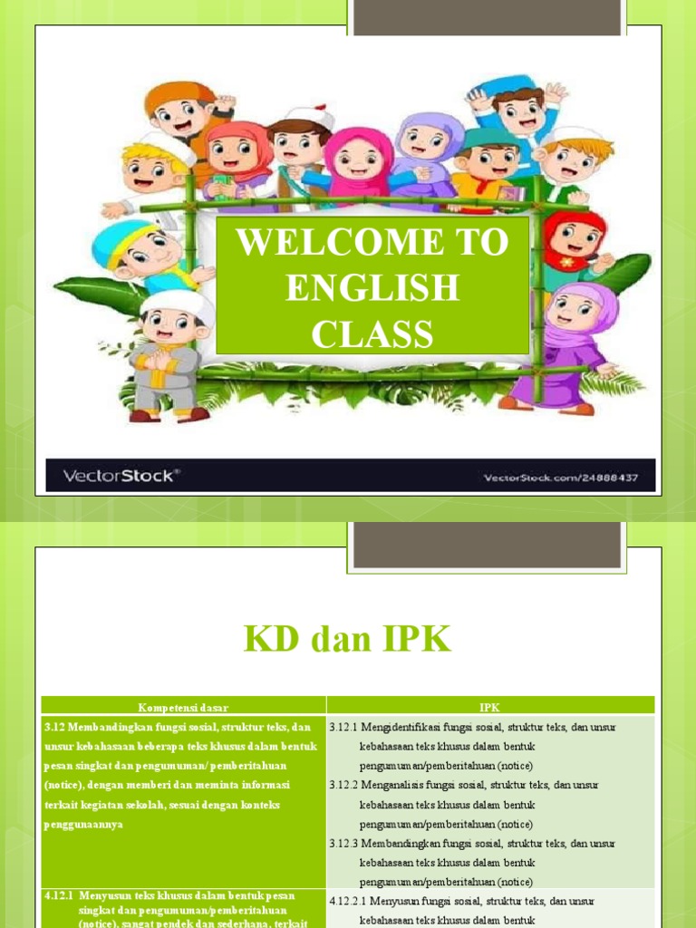 Materi Notice untuk Kelas 8 Inggris | PDF | Karier & Perkembangan