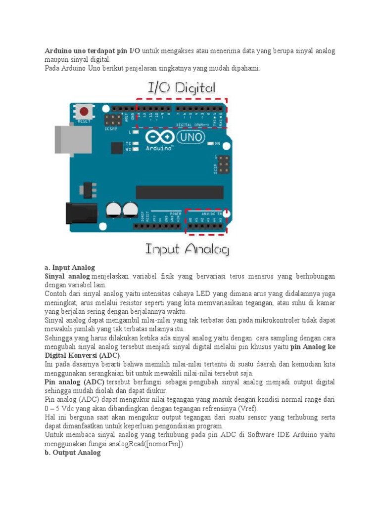 Arduino Uno Terdapat Pin I | PDF