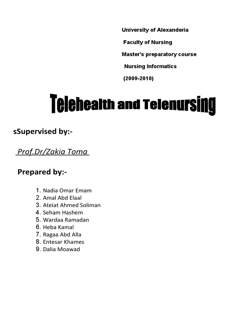 Mastering Telehealth: A Guide to the Application and Practice of ...