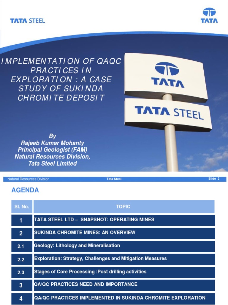Implementation of Qaqc Practices in Exploration: A Case Study of Sukinda Chromite Deposit | PDF ...