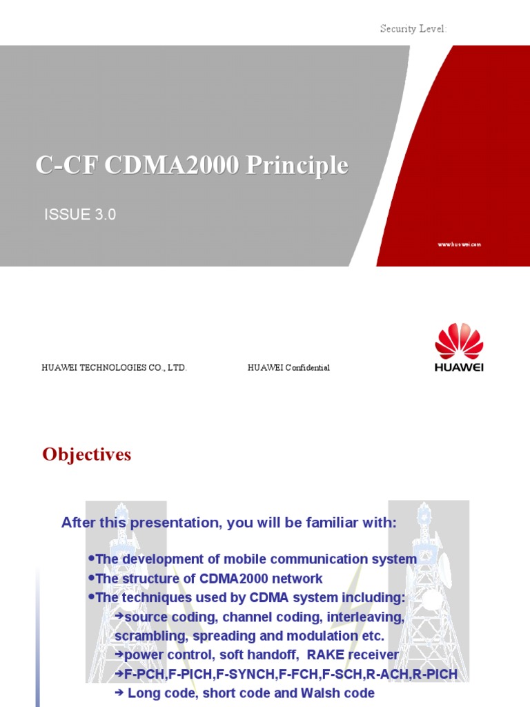 C-CF CDMA2000 Principle-20071030-A-3.0 | PDF | Data Transmission | Broadcast Engineering