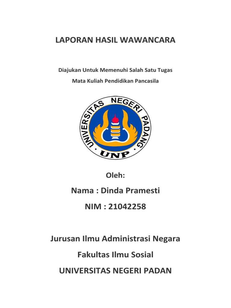 Laporan Hasil Wawancara | PDF