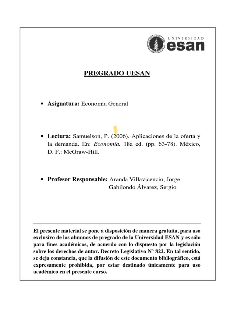 Samuelson Cap 4 | PDF
