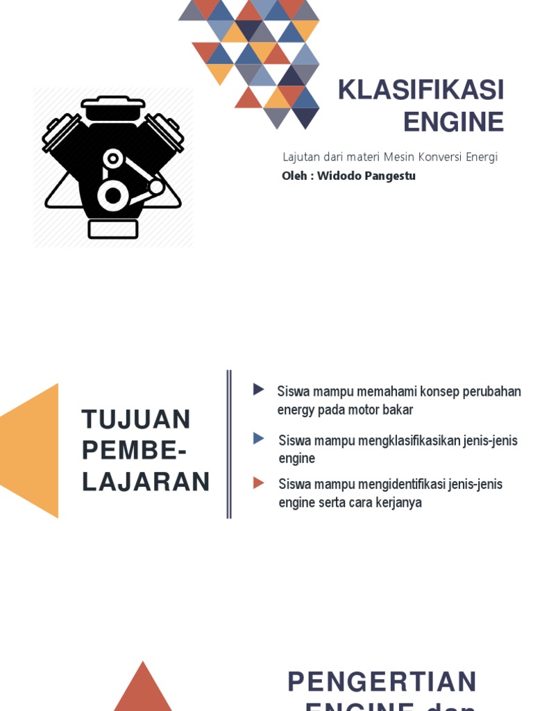 Klasifikasi Engine | PDF