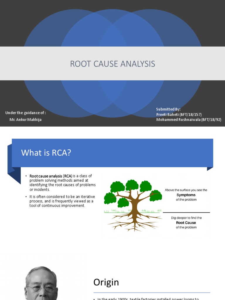 Rca PPT Lean Management | Download Free PDF | Automation | Analysis