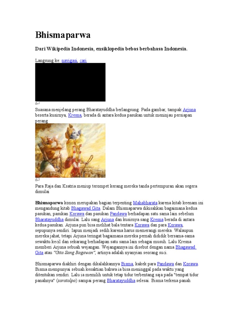 Penghormatan Perang Yudhistira | PDF