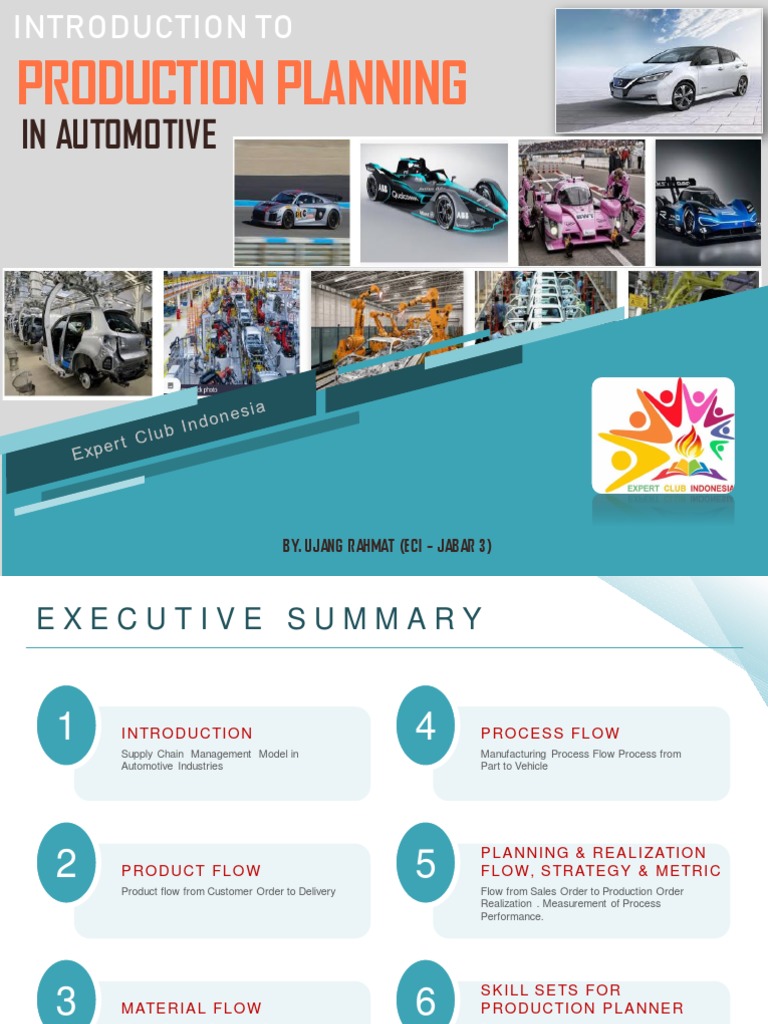 Automotive Production Planning Overview | PDF | Business Process ...