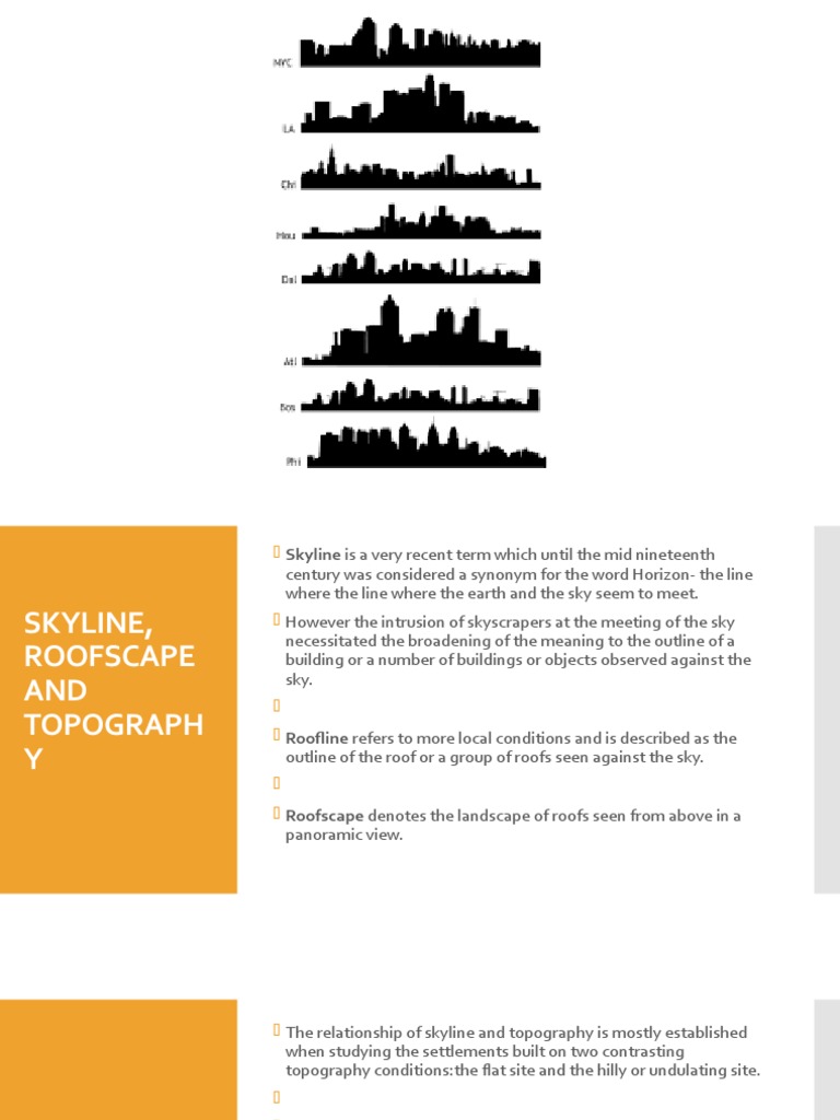 Understanding Skyline and Roofscape | PDF | Architectural Design ...