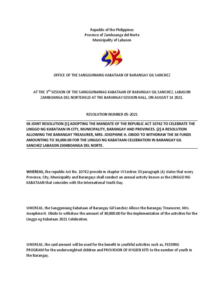 Ping SK Resolution | PDF
