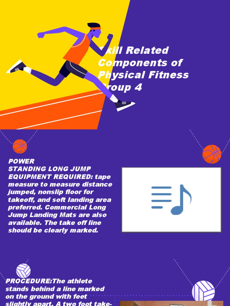 Skill Related Components of Physical Fitness | PDF