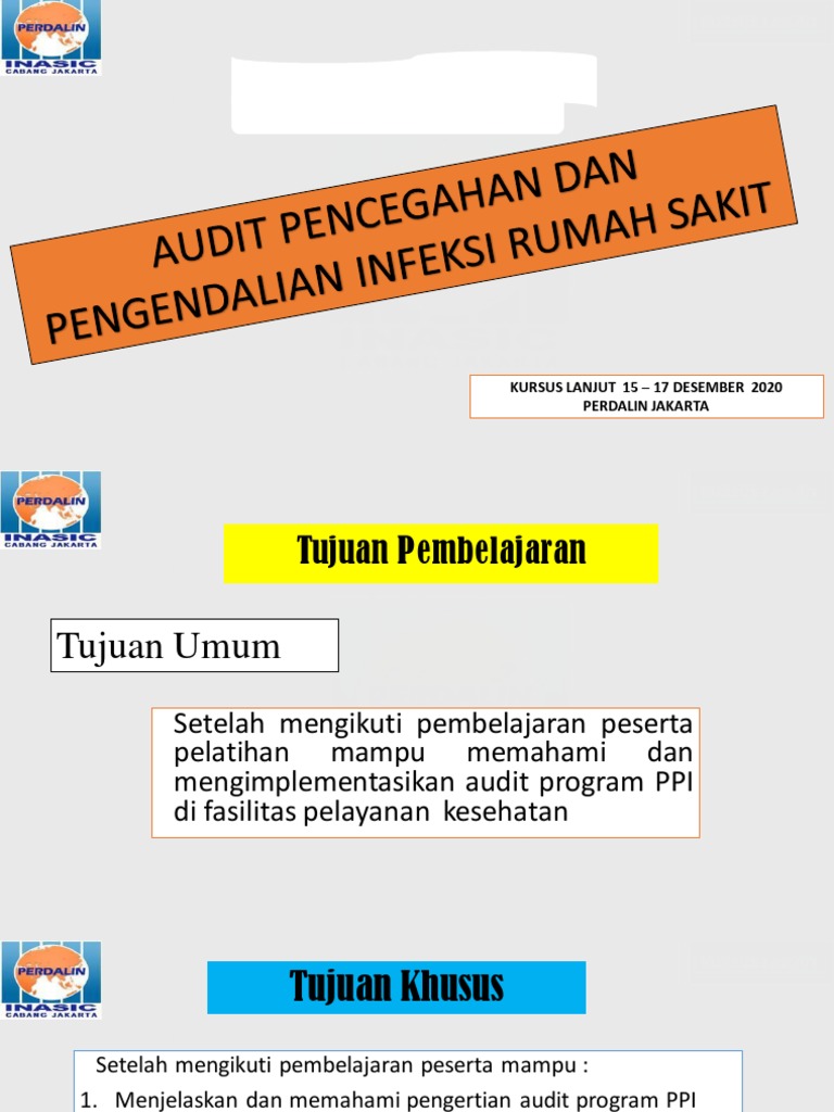 Audit Program PPI di Rumah Sakit | PDF | Karier & Perkembangan | Bisnis