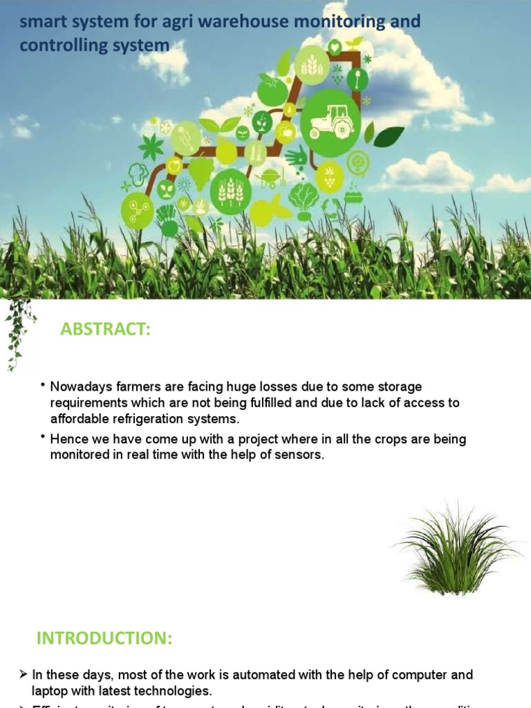Smart System For Agri Warehouse Monitoring and Controlling System | PDF ...