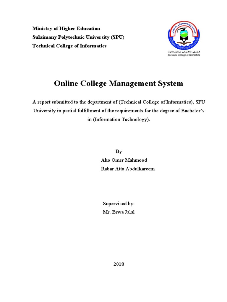 Online CMS (Online College Management System) | PDF | Html | World Wide Web