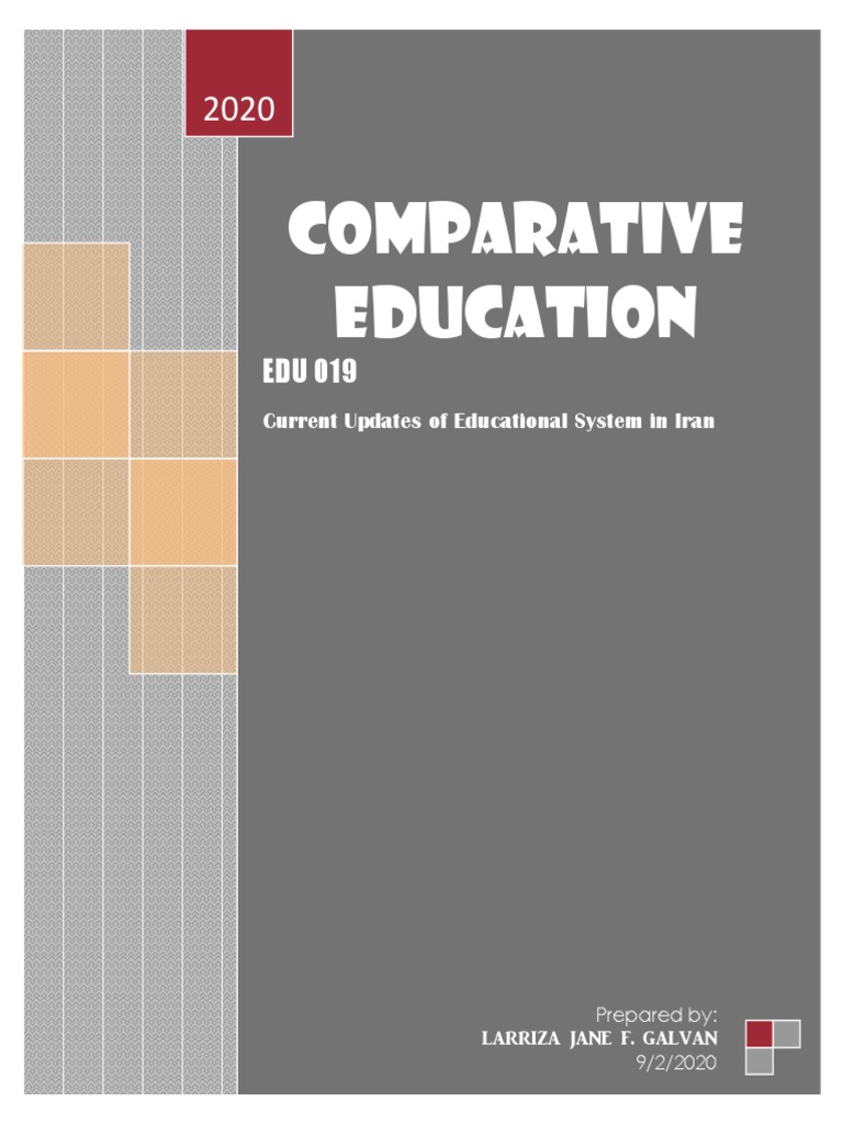 Current Updates of Iran's Educational System | PDF | Iran | Middle Schools