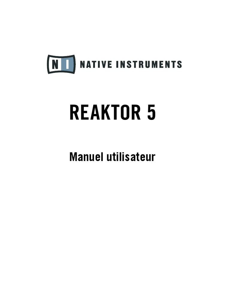 REAKTOR 5 UG French | PDF | Protocoles Internet | Adresse IP
