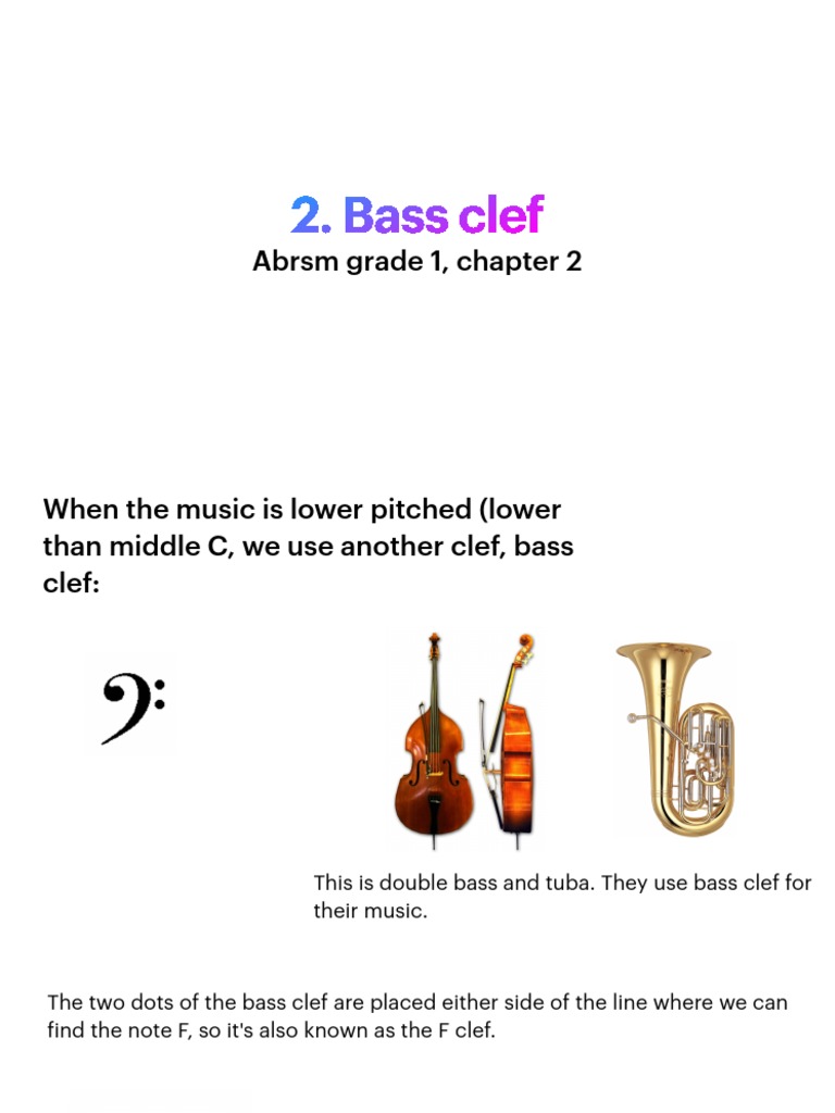 Bass Clef | PDF
