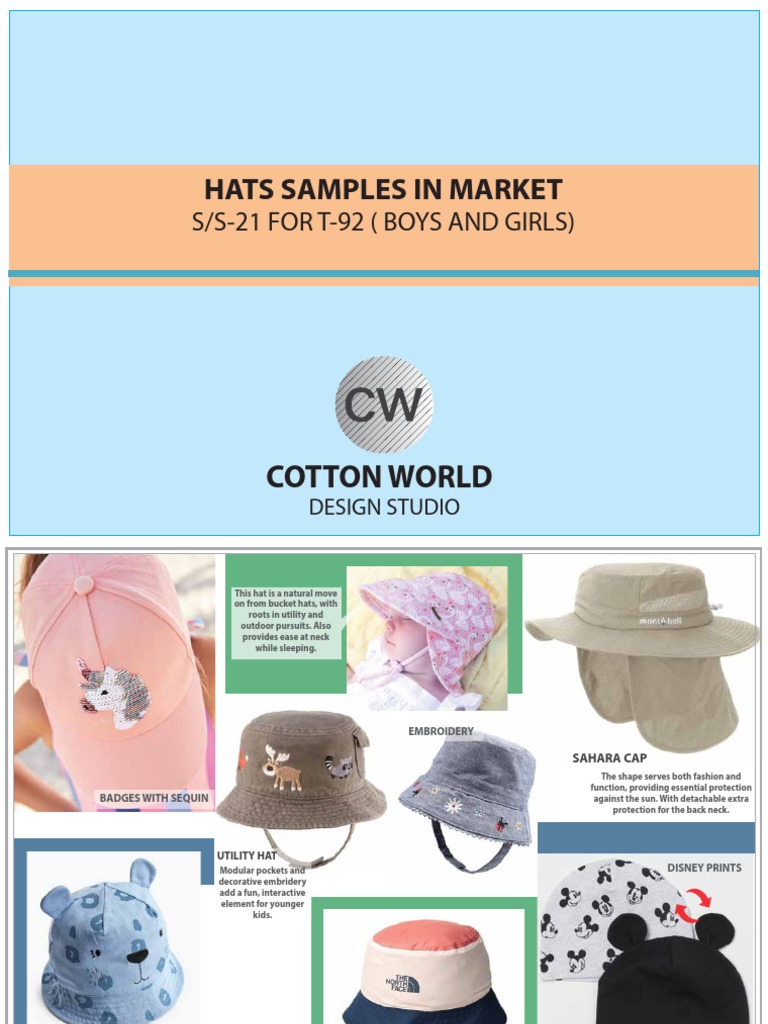 S/S-21 Hat Trends for Kids | PDF